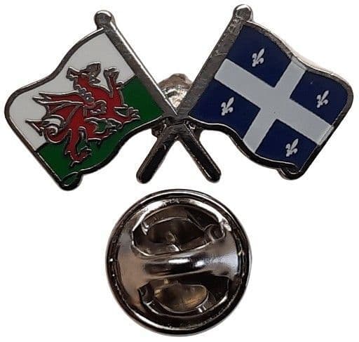 Wales & Quebec Pin Badge | Buy Wales & Quebec Pin Badge | NWFlags