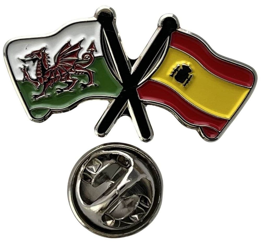 Wales & Spain Pin Badge | Buy Wales & Spain Pin Badge | NWFlags