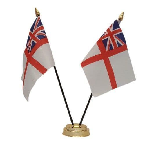 White Ensign Double Table Flag | Buy White Ensign Double Table Flag