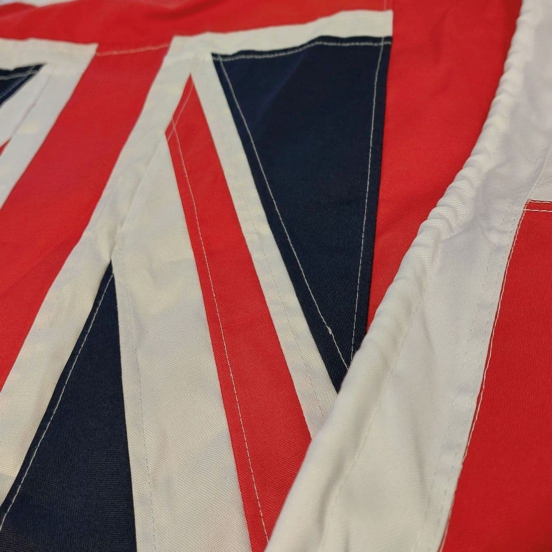 White Ensign Sewn Flag with Rope & Toggle | NWFlags