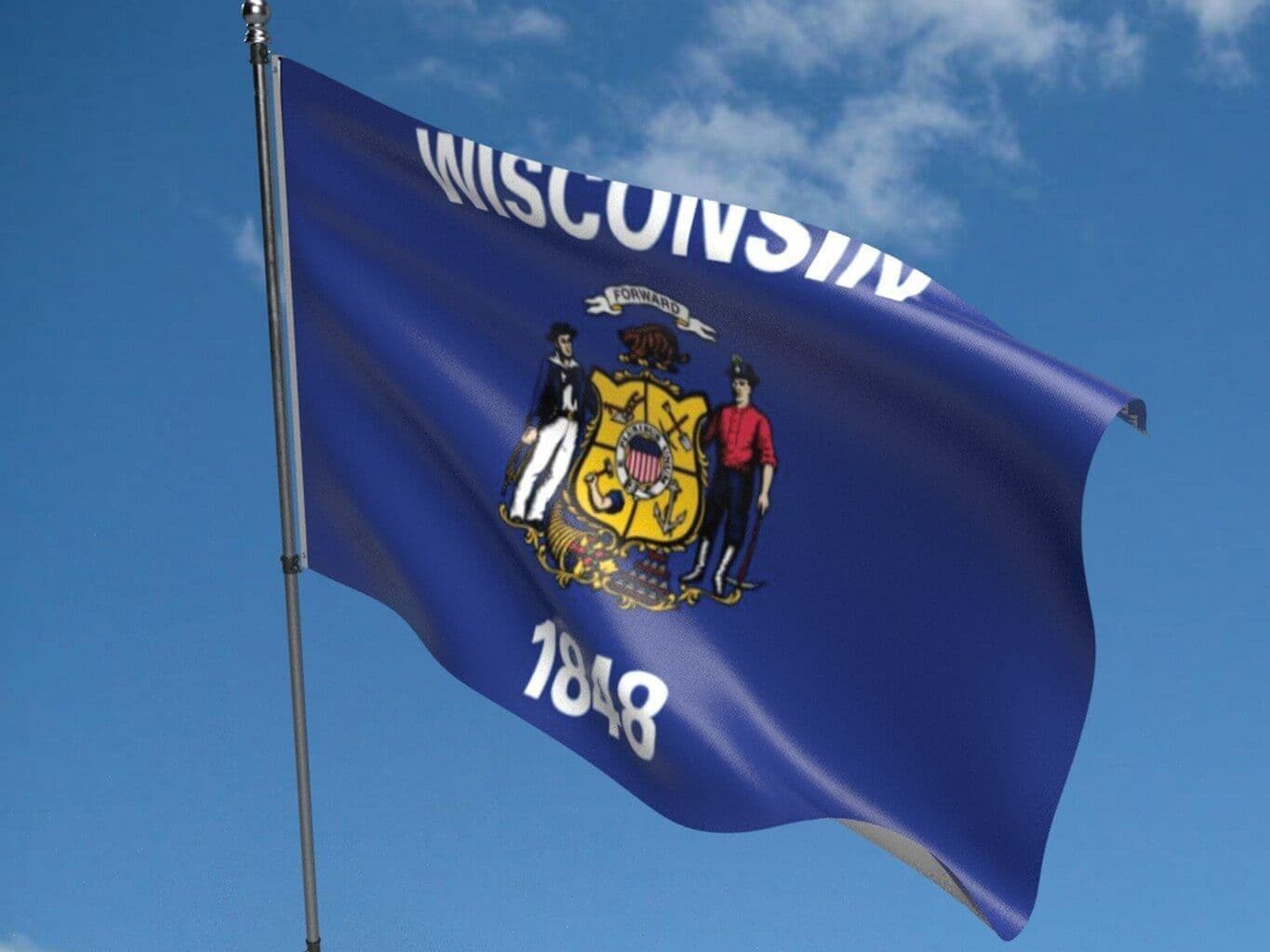 Wisconsin State Flag | Buy Wisconsin State Flag | NWFlags
