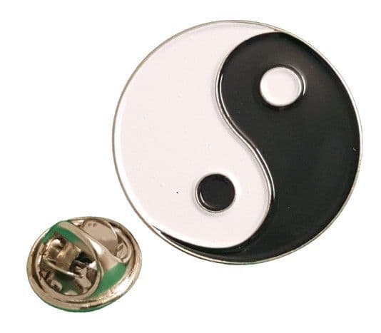 Yin And Yang Pin Badge | Buy Yin And Yang Pin Badge | NWFlags