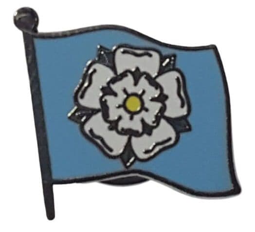 Yorkshire White Rose Flag Pin Badge | Buy Yorkshire Pin Badge
