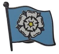Yorkshire White Rose Flag Pin Badge | Buy Yorkshire Pin Badge
