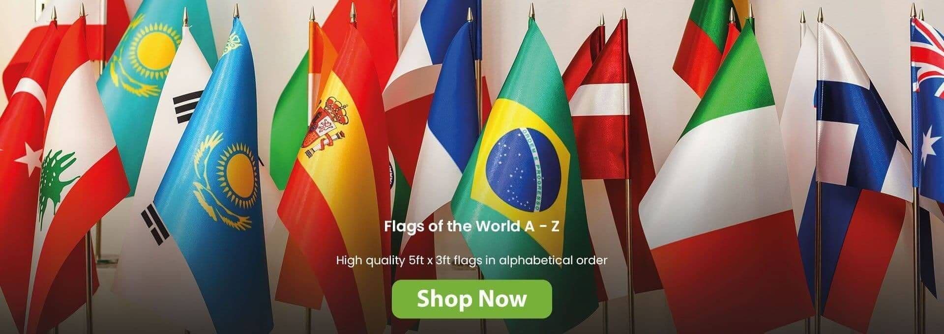 Country Flags For Sale | Buy Flags of the World from NW Flags