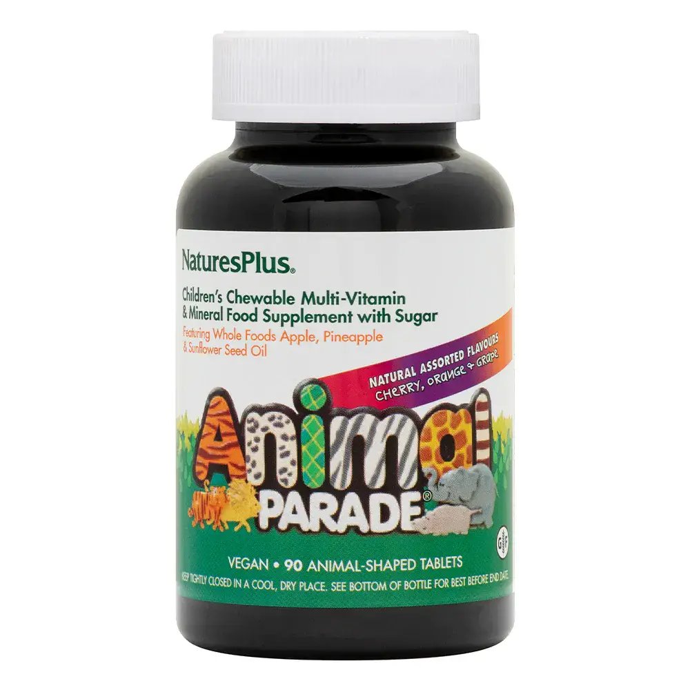 Natures Plus Animal Parade Childrens Chewable Multi-Vitamin & Mineral ...