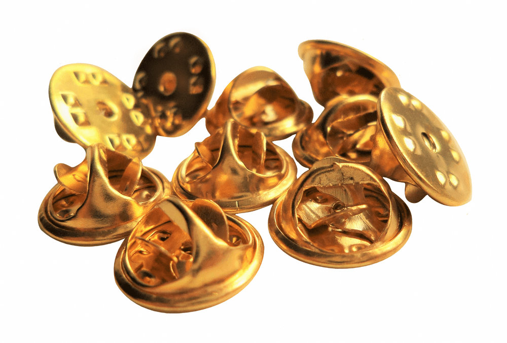 10 x Butterfly Clasps for Pin Badges - Spares or Replacements