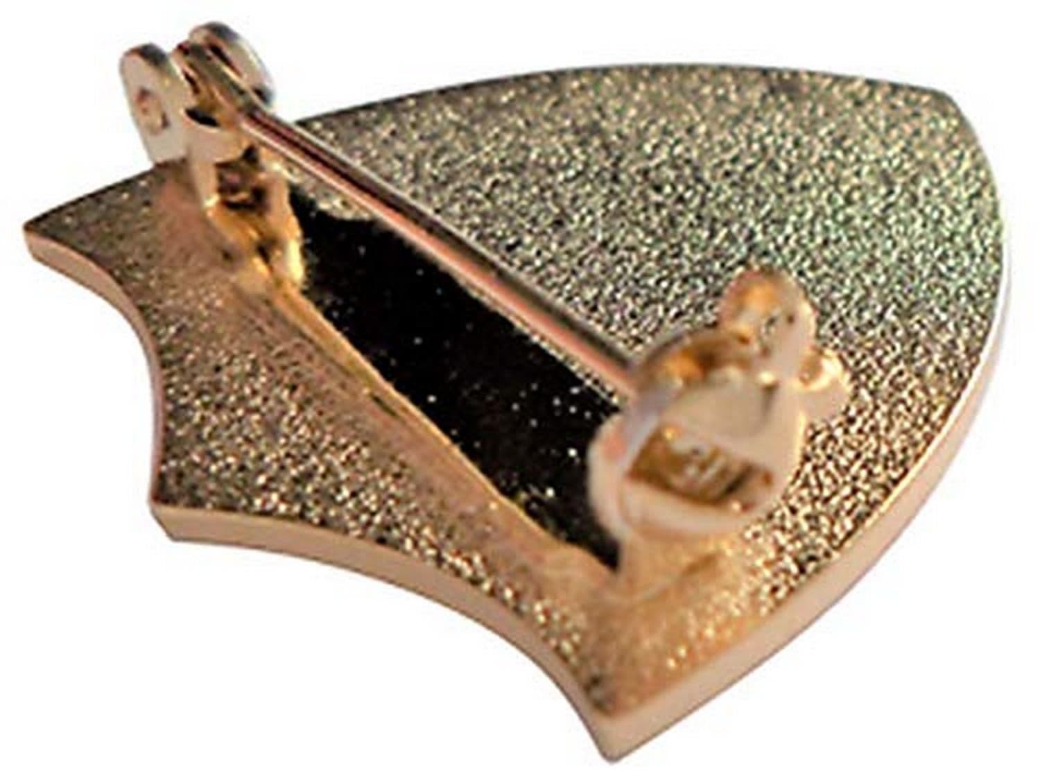 100 Attendance Shield Blue Pin Badge