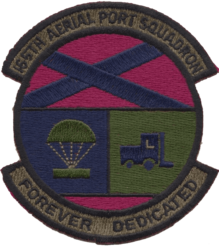 165th Aerial Port Squadron United States Air Force USAF Subdued ...