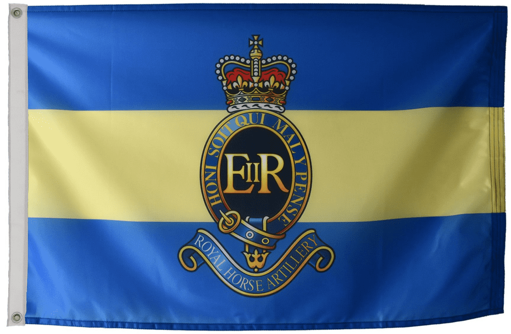 1st Regiment Royal Horse Artillery British Army Flag with Eyelets