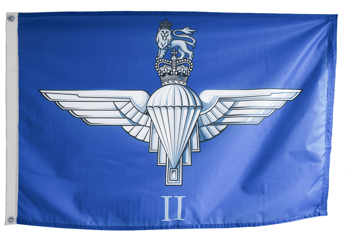 2 Parachute Regiment British Army Flag with Eyelets
