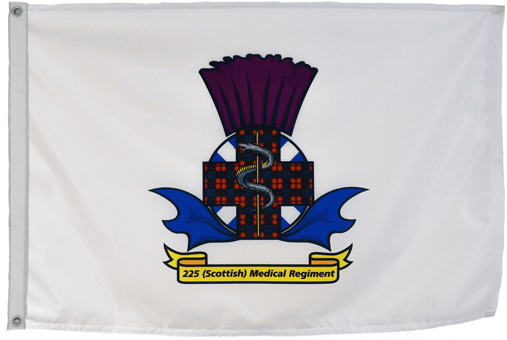 225 Scottish Medical Regiment British Army Flag with Eyelets
