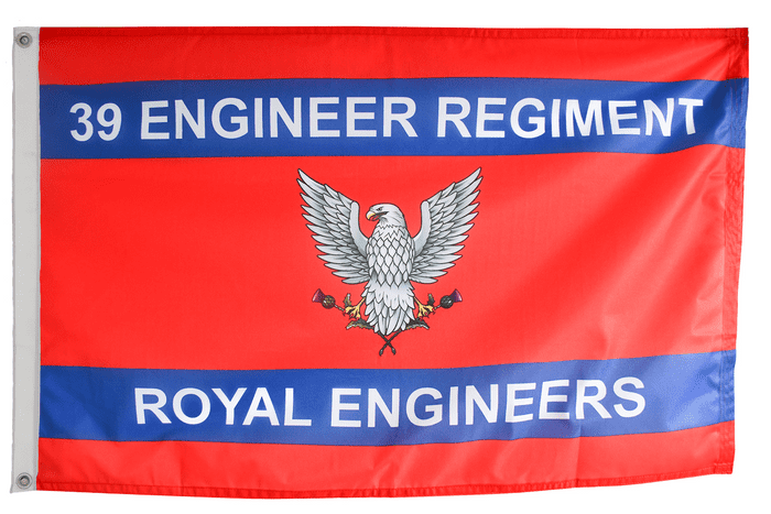 39 Engineer Regiment British Army Flag with Eyelets