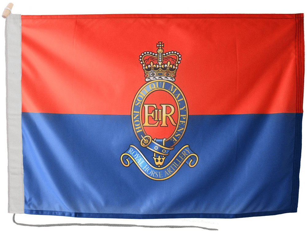 3rd Regiment Royal Horse Artillery British Army Flag with Rope & Toggle