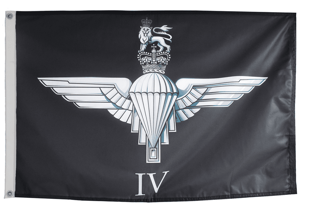 4 Parachute Regiment British Army Flag with Eyelets