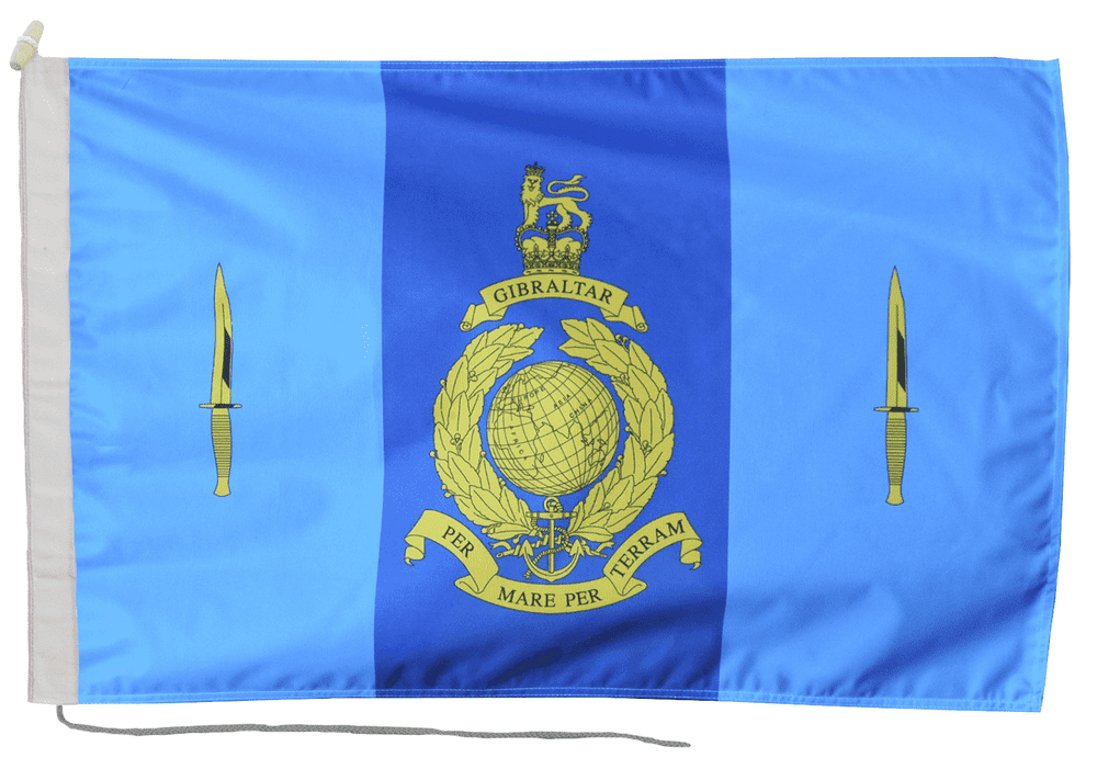 40 Commando Royal Marines Flag with Rope & Toggle