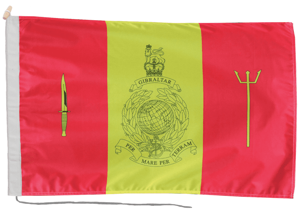 43 Commando Fleet Protection Group Royal Marines Flag with Rope & Toggle