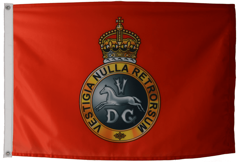 5th Regiment of Dragoons British Army Flag with Eyelets