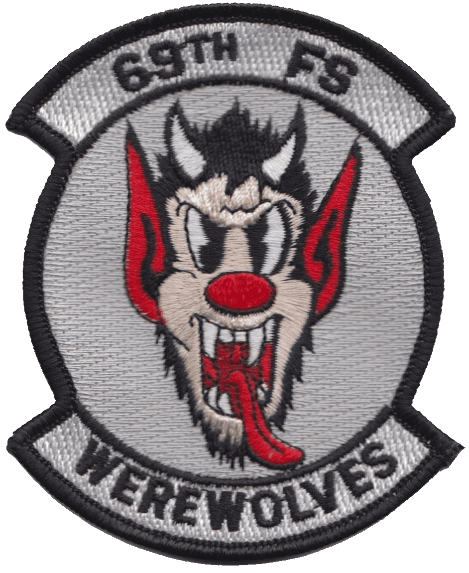 69th Fighter Squadron 69 FS United States Air Force USAF Embroidered Patch