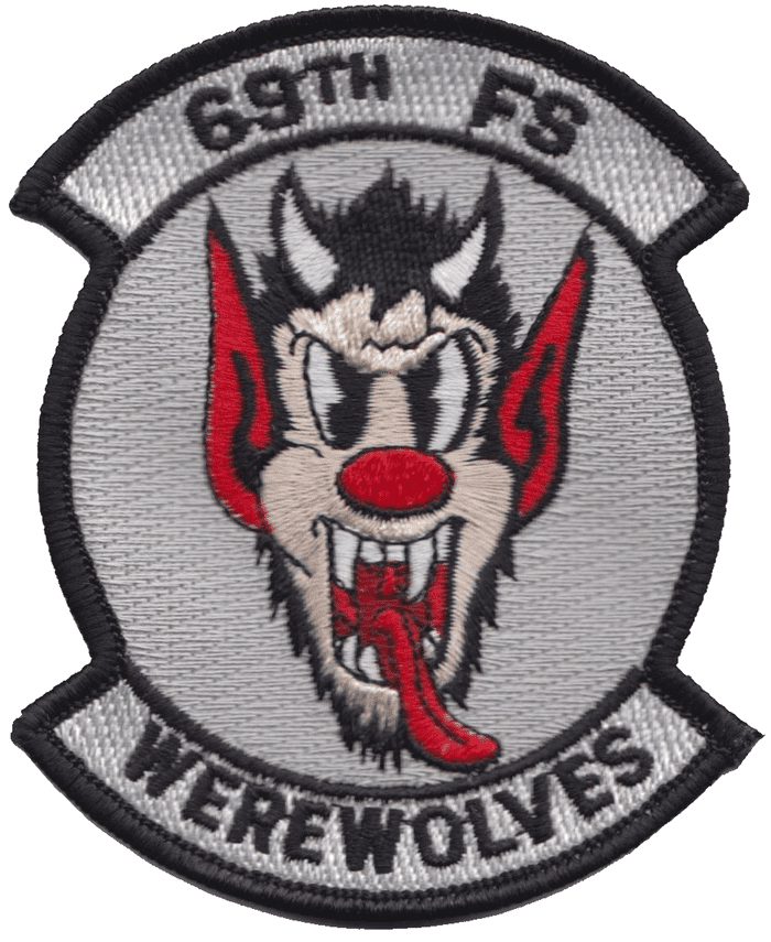 69th Fighter Squadron 69 FS United States Air Force USAF Embroidered Patch