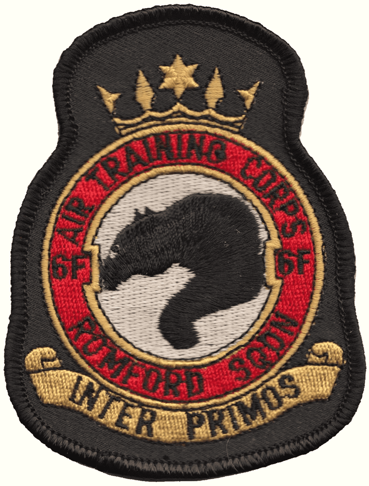 6F Romford Squadron Air Training Corps ATC RAF Crest Embroidered Patch