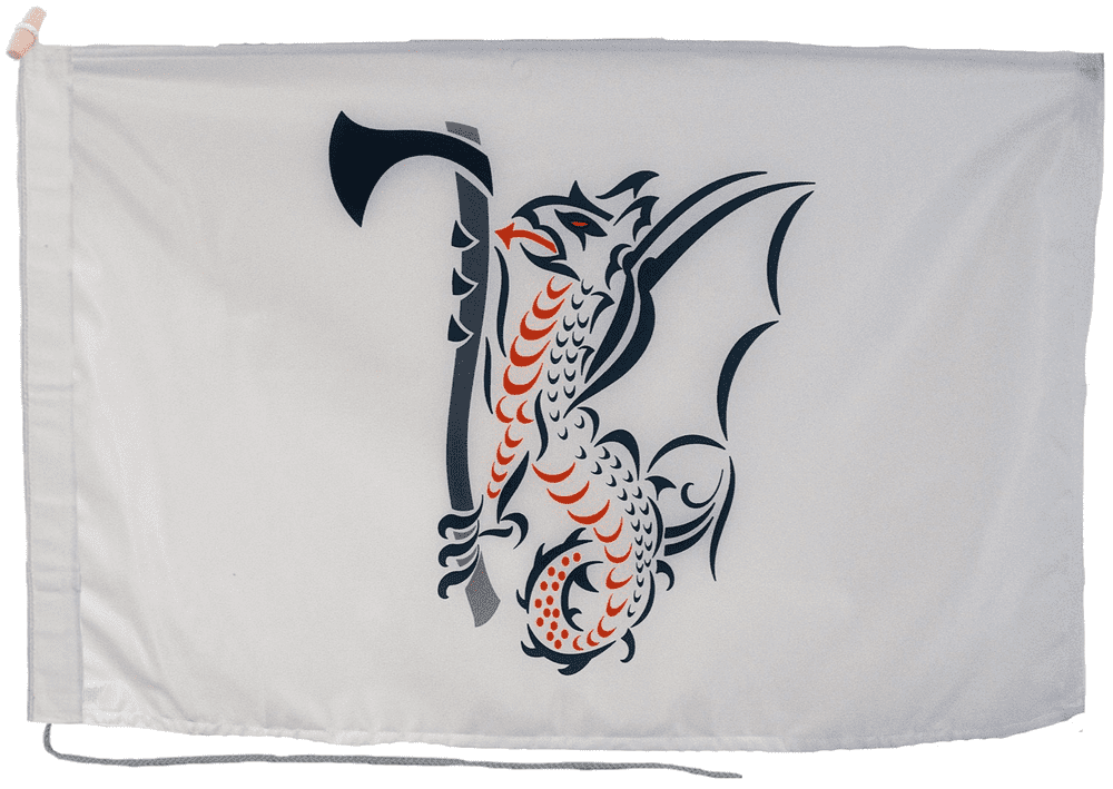 7 Military Intelligence Battalion British Army Flag with Rope & Toggle