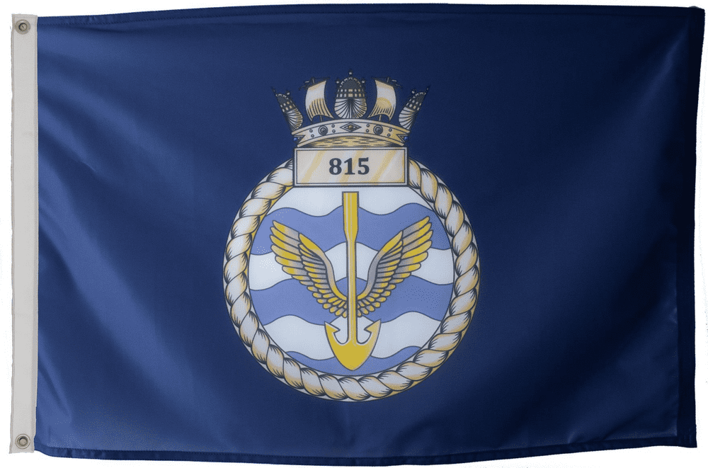 815 Naval Air Squadron Fleet Air Arm Flag with Eyelets