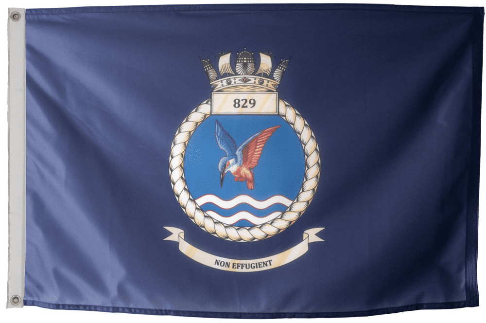829 Naval Air Squadron Fleet Air Arm Flag with Eyelets