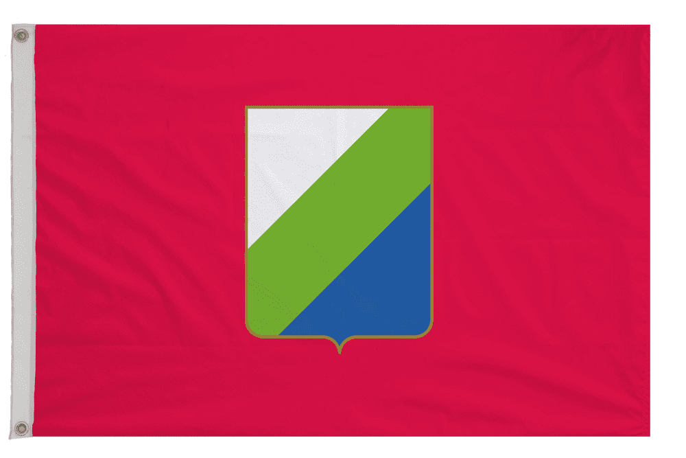 Abruzzo Italy Flag with Eyelets