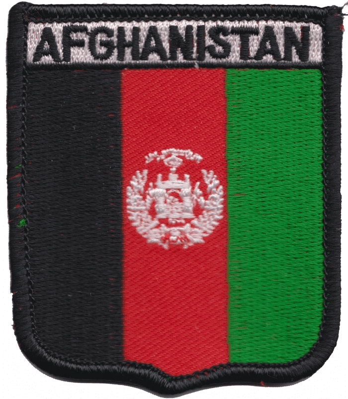 Afghanistan Flag Embroidered Patch a334