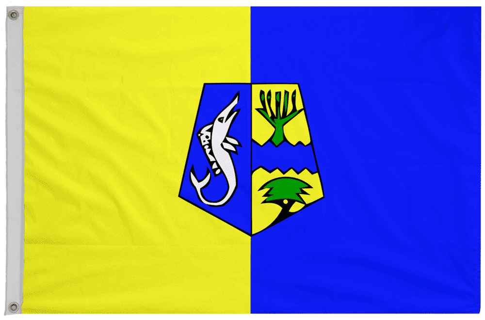 Agadir Prefecture Morocco 1976 to 1997 Flag with Eyelets
