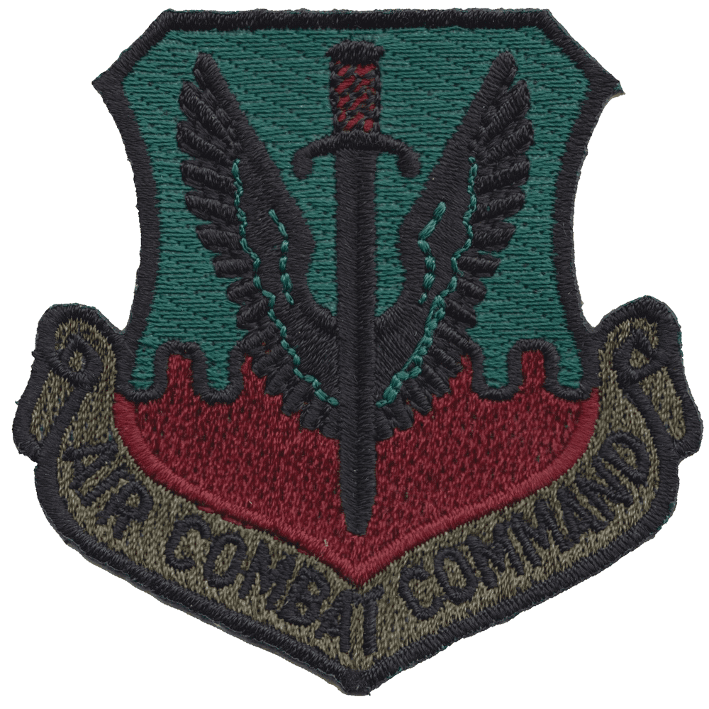 Air Combat Command ACC United States Air Force USAF Subdued Embroidered ...