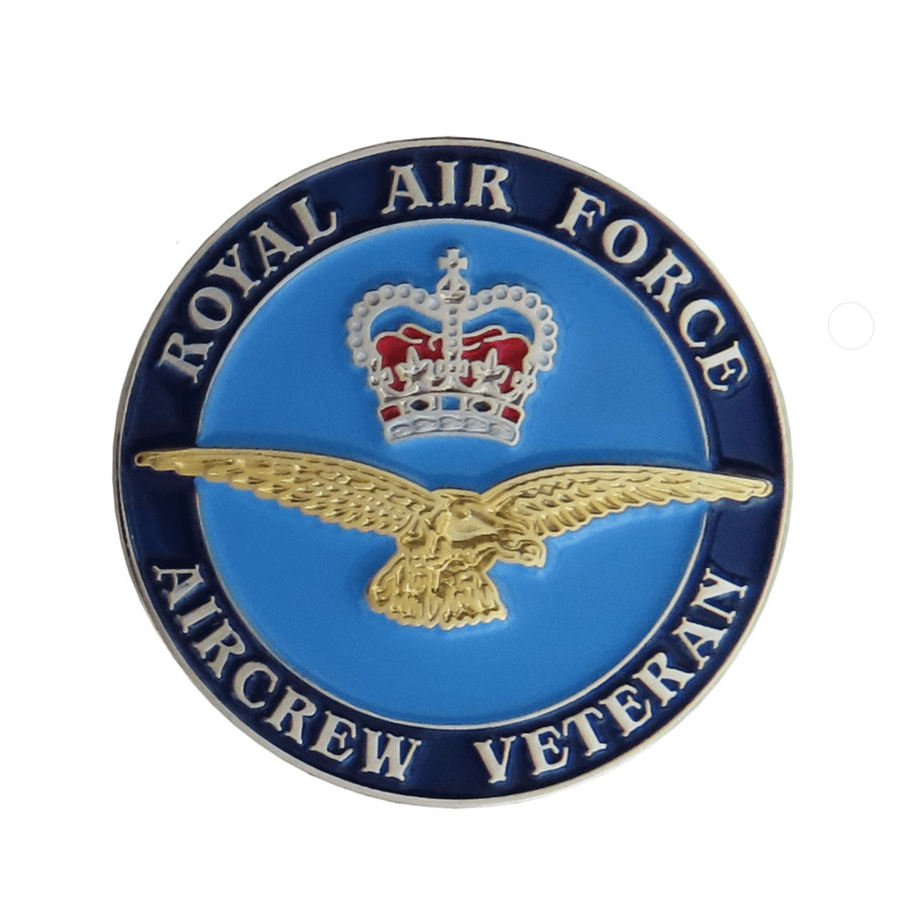 Aircrew Veteran Royal Air Force RAF Pin Badge