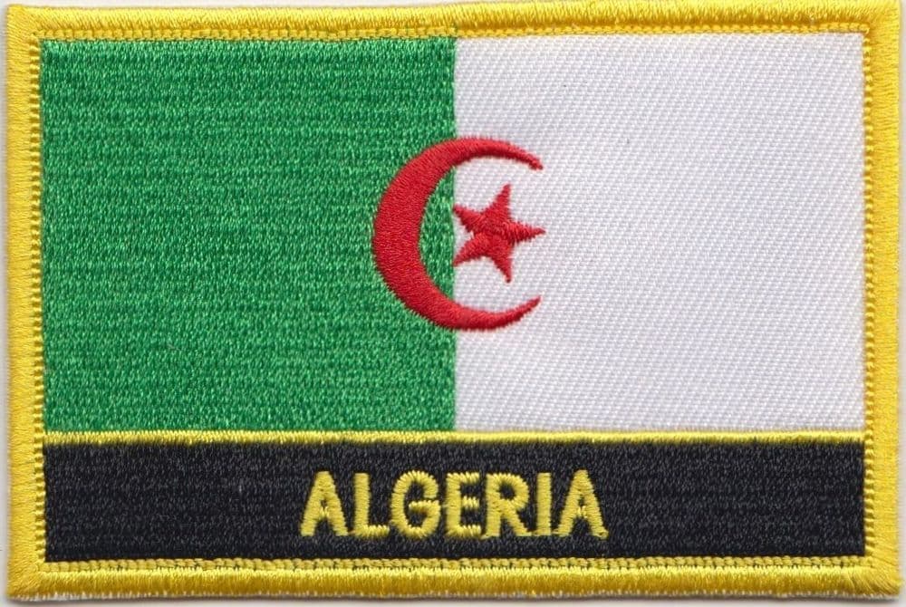 Algeria Embroidered Rectangular Patch