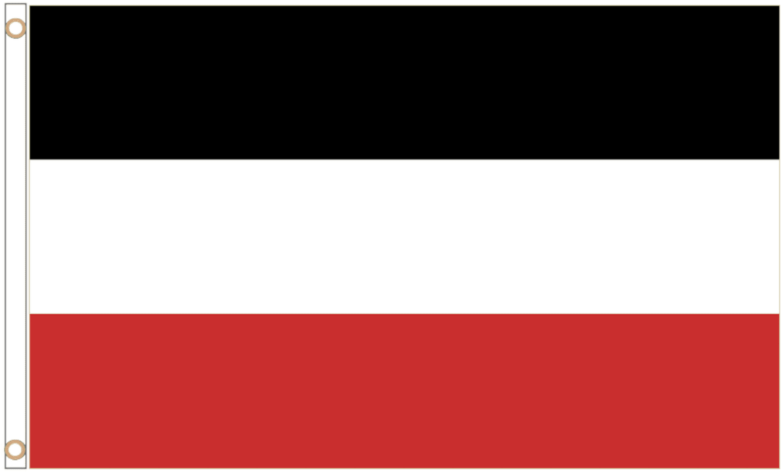 Altrincham Black White and Red Flag