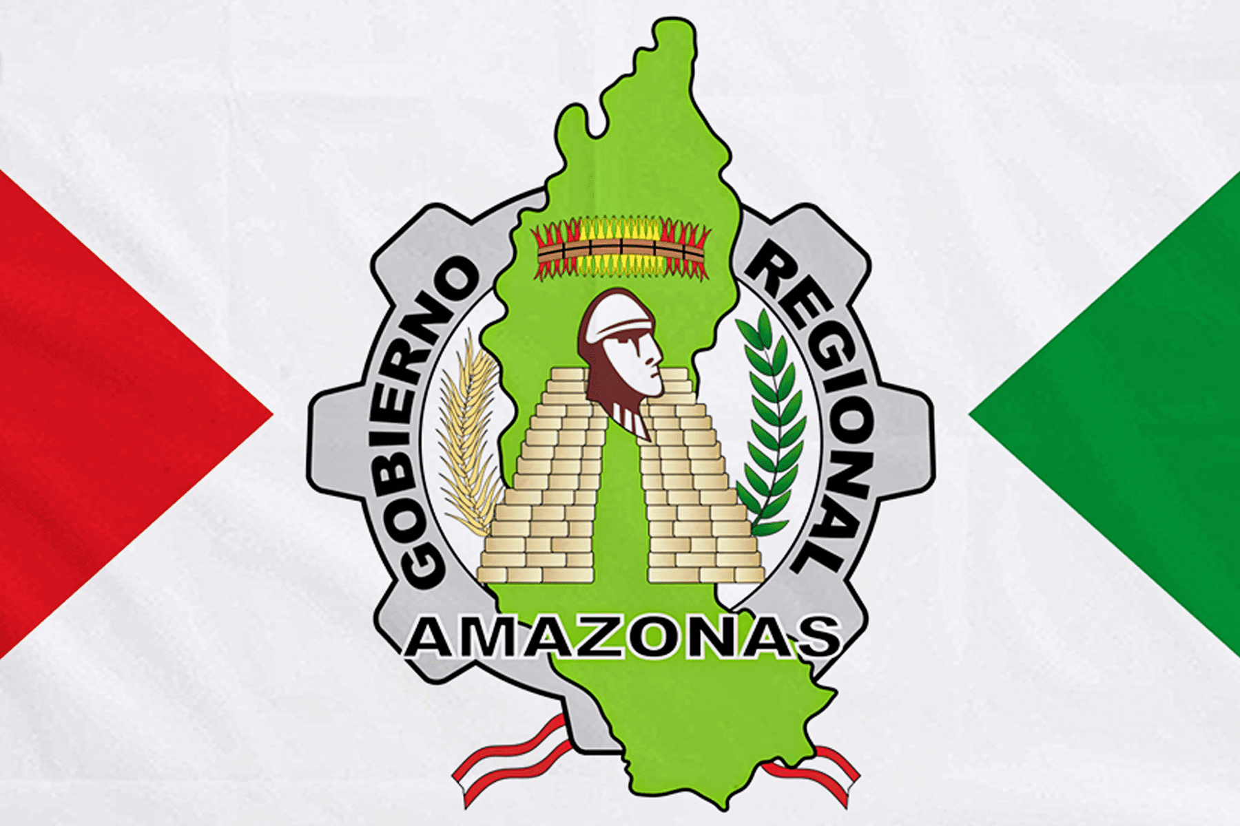Amazonas Department Peru Flag with Eyelets