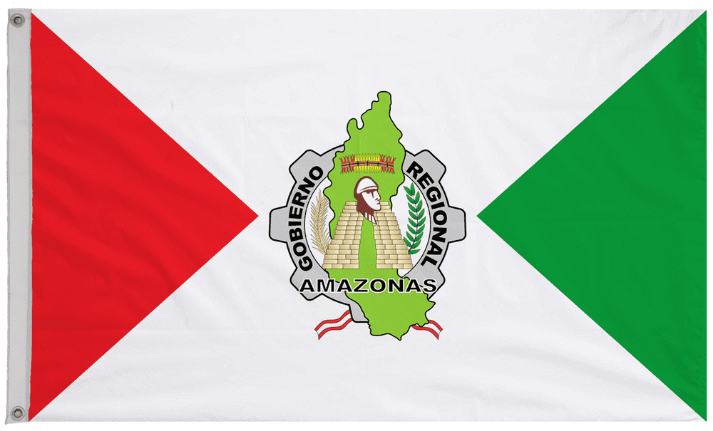 Amazonas Department Peru Flag with Eyelets