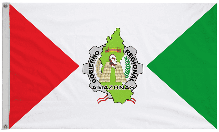Amazonas Department Peru Flag with Eyelets