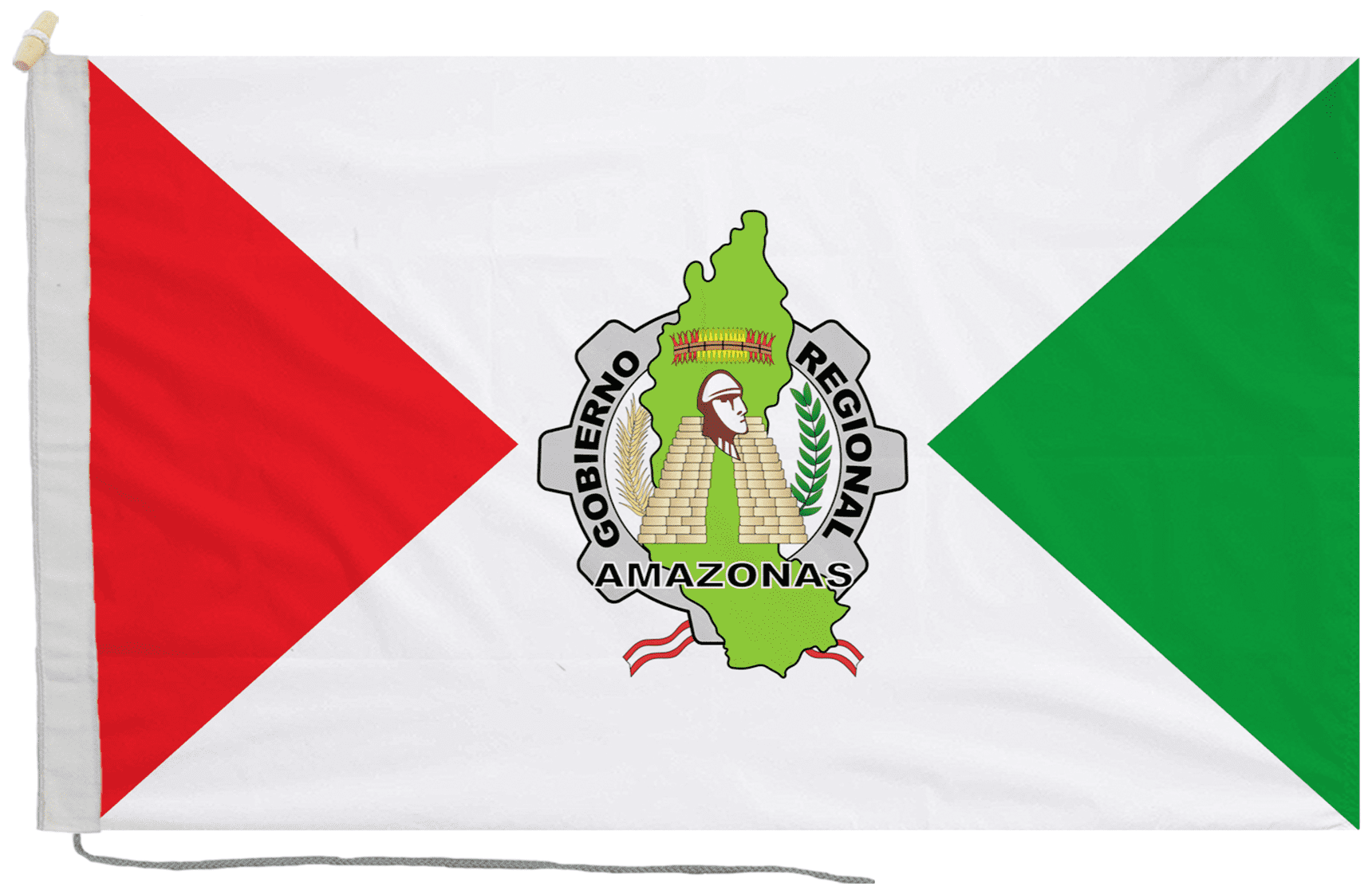 Amazonas Department Peru Flag with Rope & Toggle