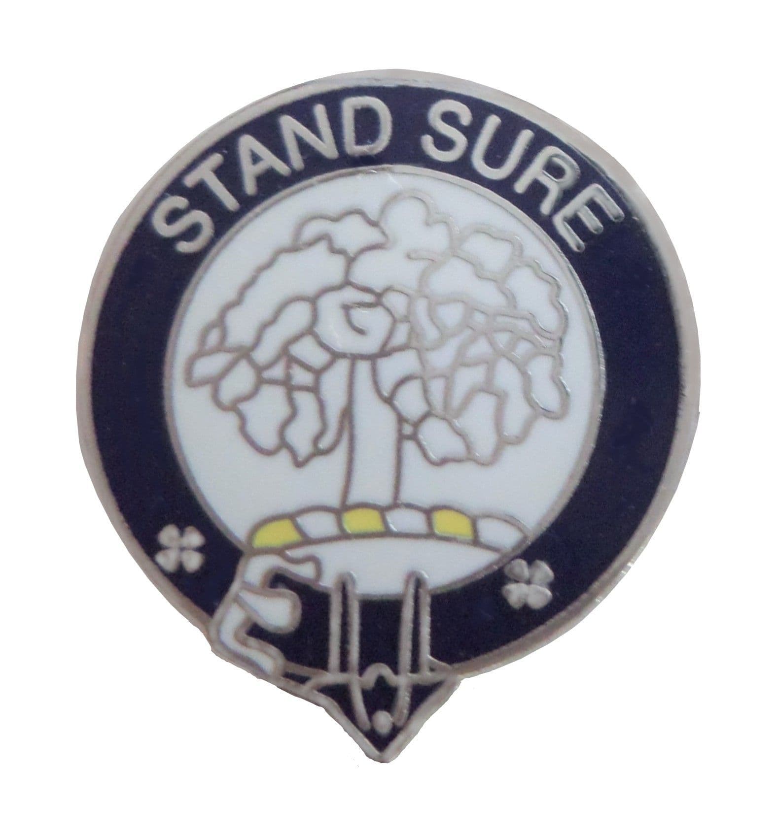 Anderson "Stand Sure" Scottish Clan Name Crest Pin Badge