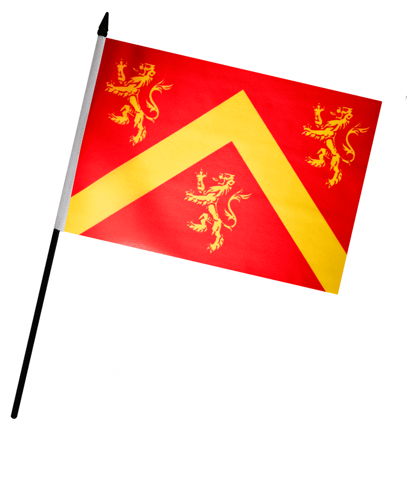 Anglesey County Wales Medium Hand Flag