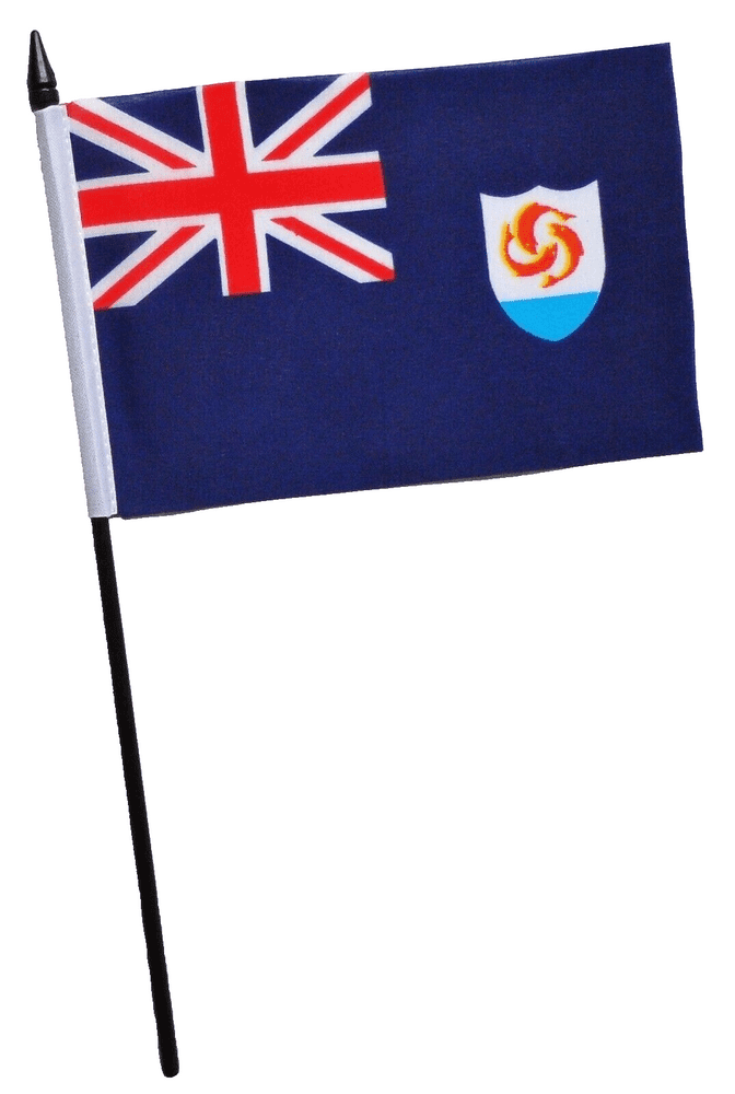 Anguilla Small Hand Waving Flag