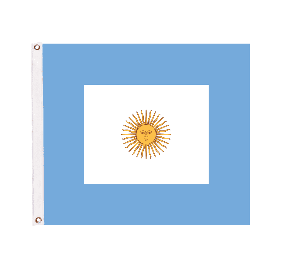 Argentina Naval Jack Flag with Eyelets