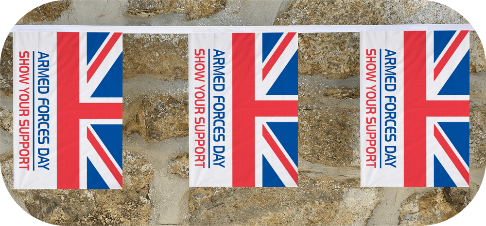 Armed Forces Day Remembrance Flag Bunting