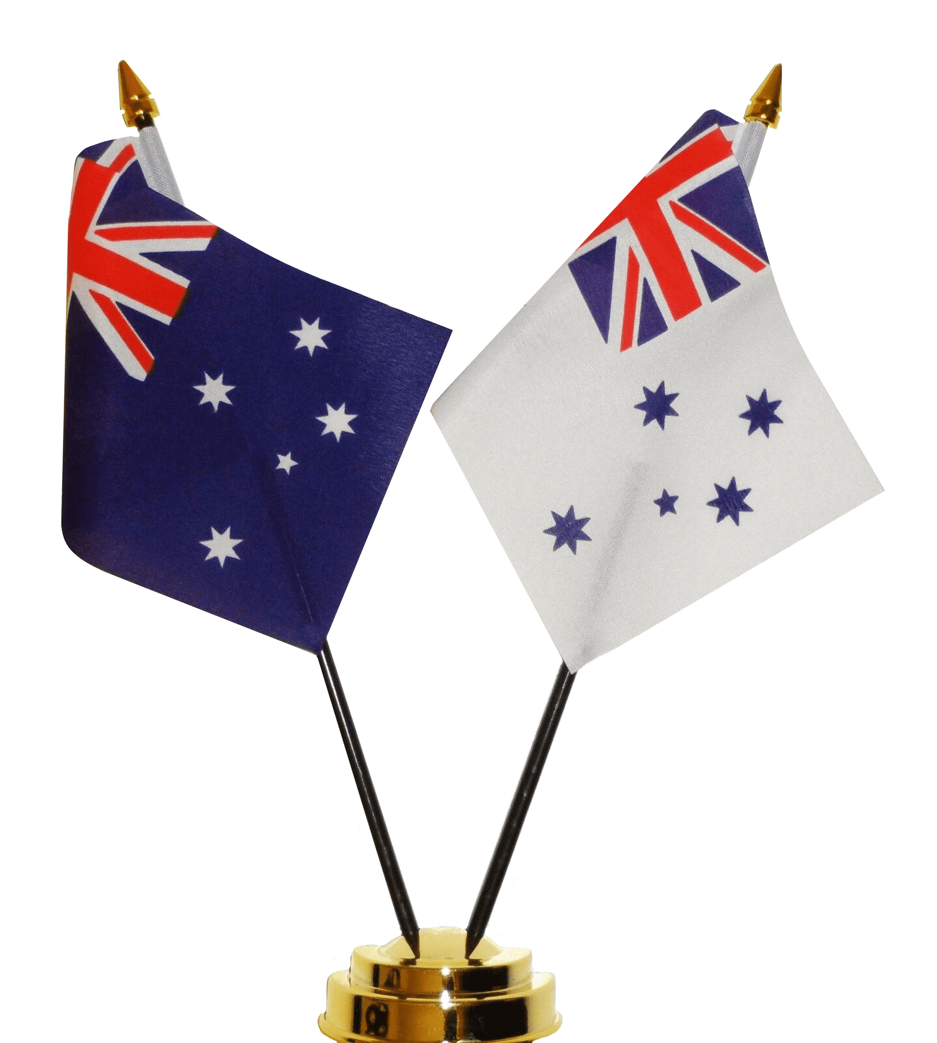 Australia and Australia Royal Navy RAN White Ensign Friendship Table Flag