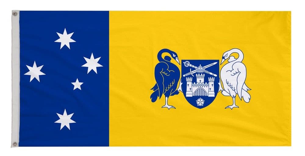 Australia Capital City Canberra Flag with Eyelets
