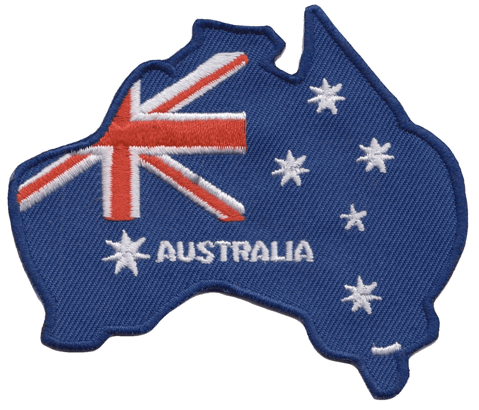 Australia Flag Map Embroidered Patch