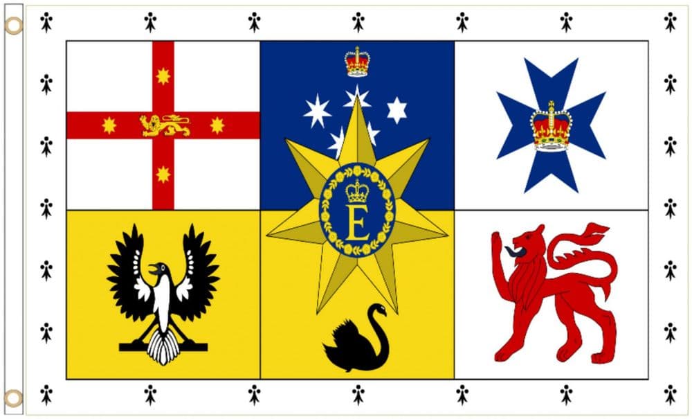 Australia Queen s Personal Royal Standard Polyester 5 x3 Flag