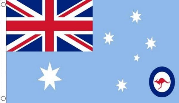 Australia RAAF Royal Air Force Blue Ensign Polyester Flag