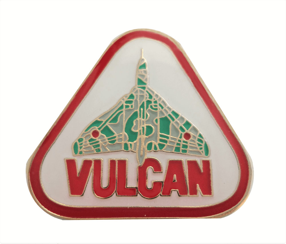 Avro Vulcan Triangular Royal Air Force RAF Pin Badge